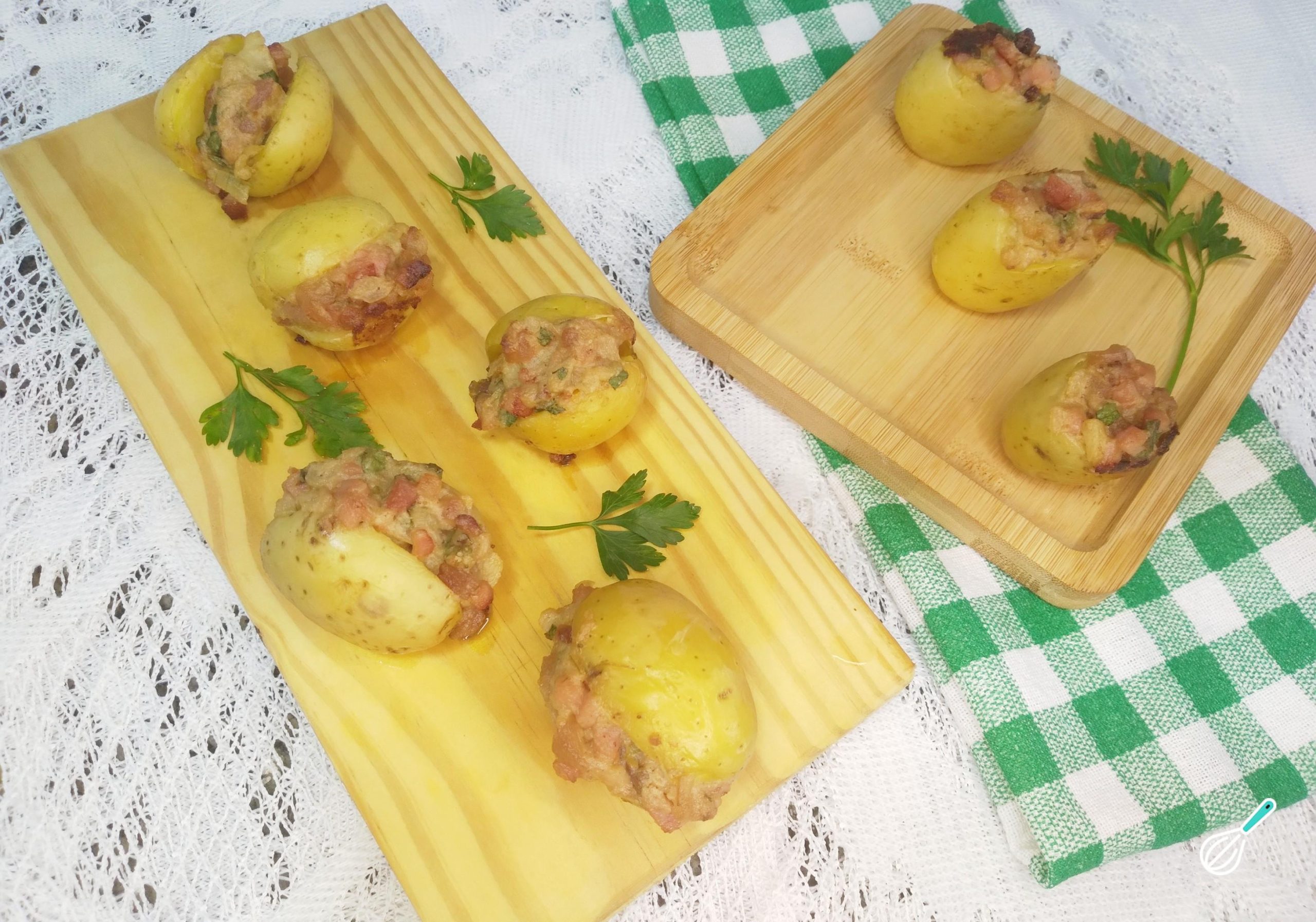 Batatinhas Recheadas Bacon Deliciosas - Receitas Práticas